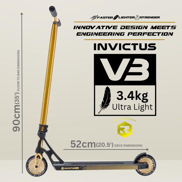 Root Industries Invictus v3 Pro Scooter - Burnt Gold