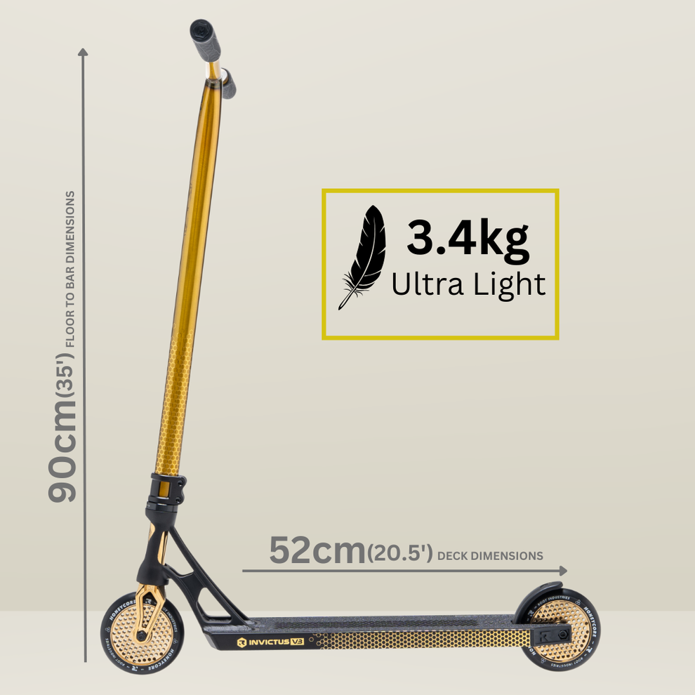 Root Industries Invictus v3 Pro Scooter - Burnt Gold