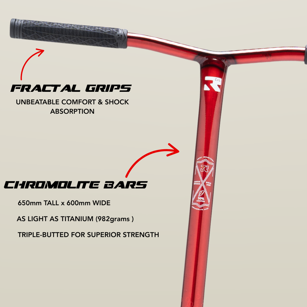 Root Industries Invictus v3 Pro Scooter - Burnt Red