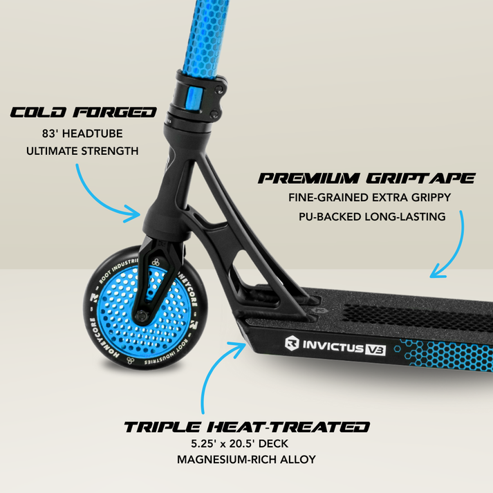 Root Industries Invictus v3 Pro Scooter - Burnt Blue